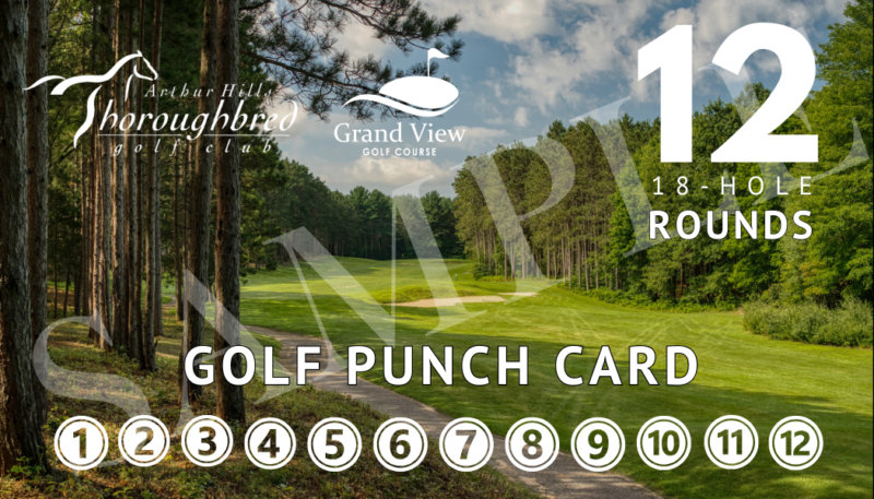 Rounds of Golf Punch Card Specials - Double JJ Resort